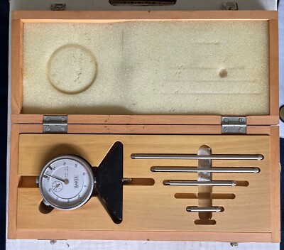 Baker 0-9 inch Dial Depth Gage (Type J158/1B, 0.001" Res) | eBay
