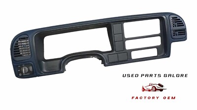 95-99 CHEVY GMC SILVERADO C/K Dash Bezel Instrument Cluster Gauge ...