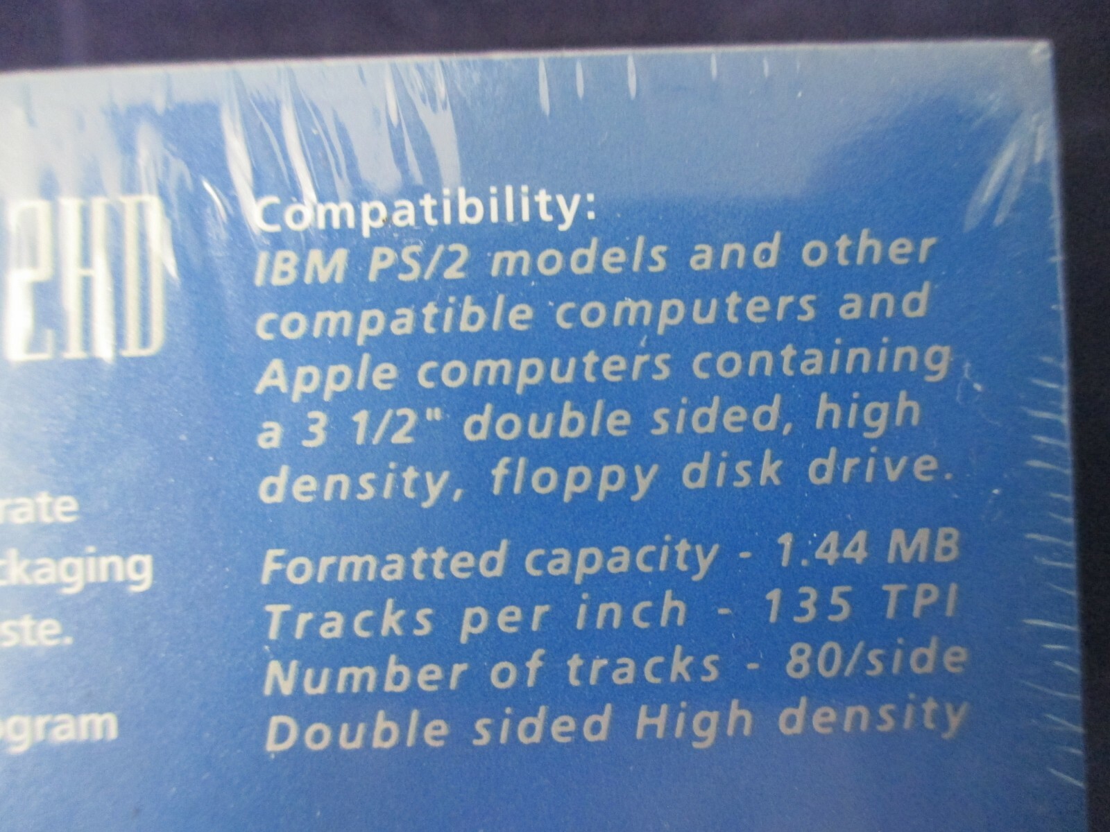 Dysan 3 1/2" Diskettes MF-2HD Formatted for IBM PS/2 and Compatibles ...