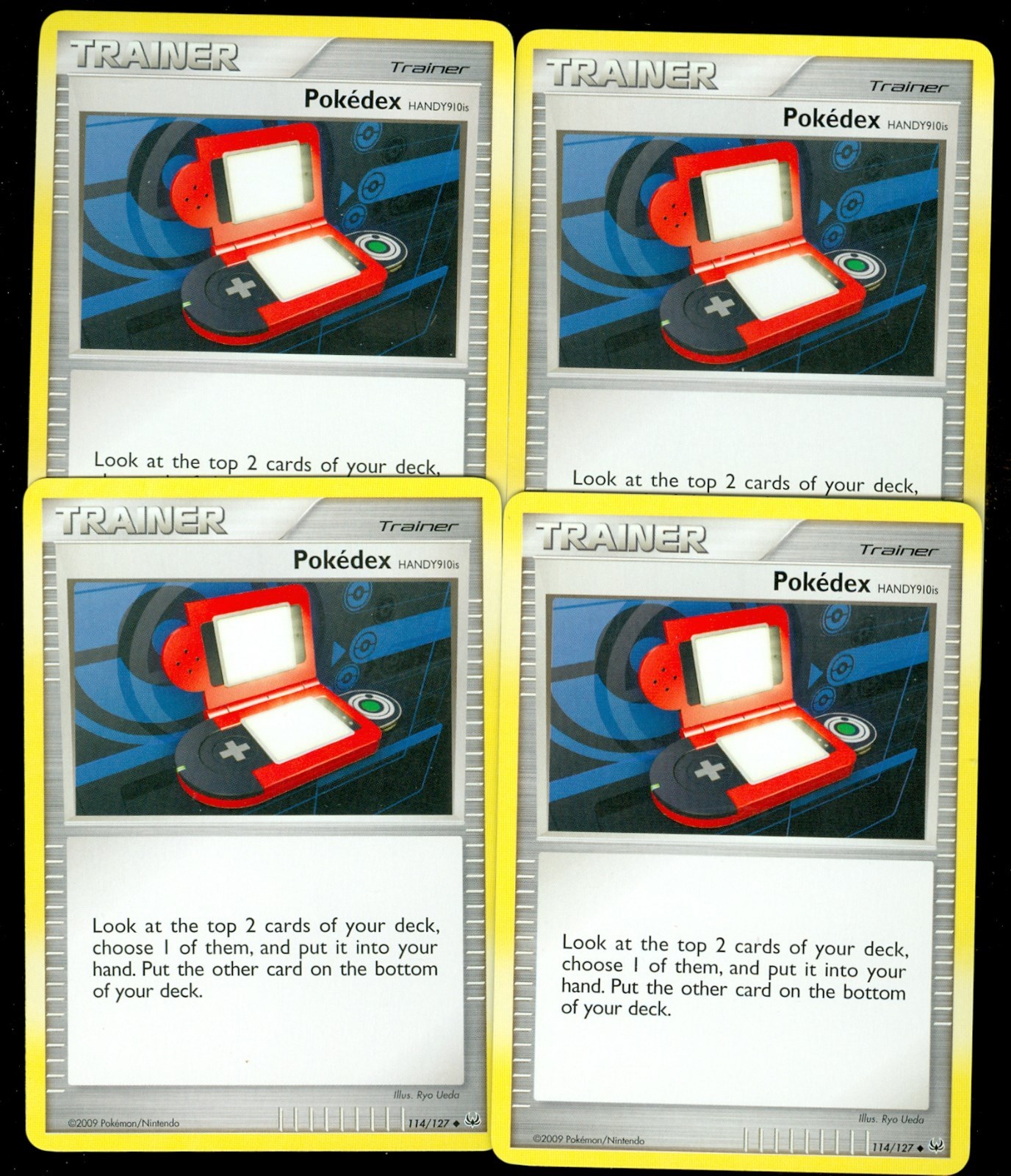 Pokemon POKEDEX 114/127 Platinum - MINT 4X | eBay