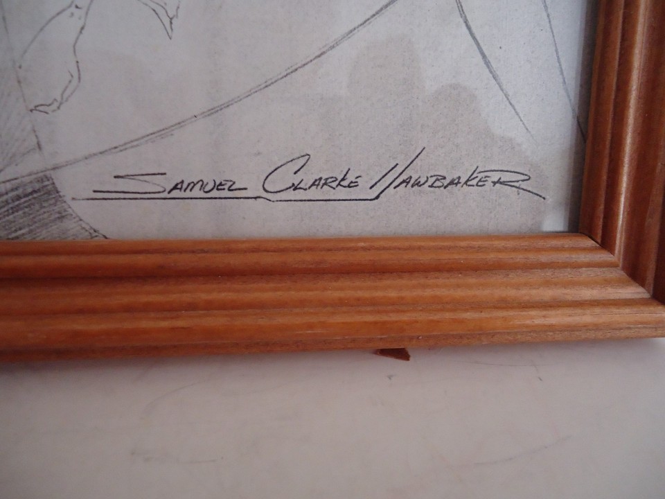 Samuel Clarke Hawbaker Sketch | eBay