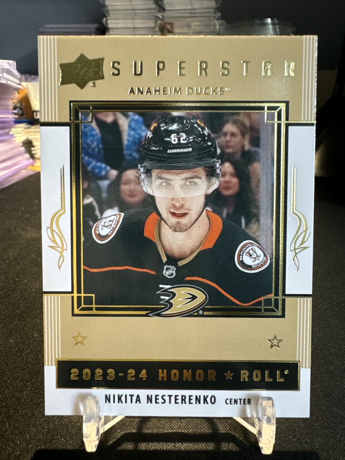 2023-24 UPPER DECK SERIES 2 Honor Roll HR61 Nikita Nesterenko Anaheim ...