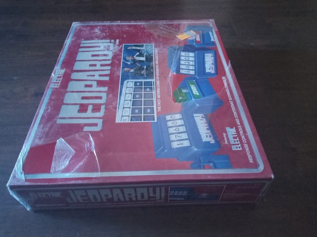 Jeopardy Board Game Vintage 1987 Pressman Electric Response Controls Z1 ...