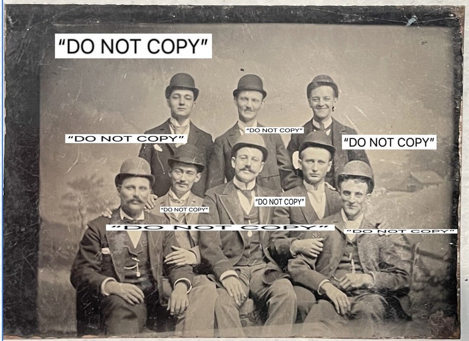 Butch Cassidy & The Sundance Kid Gang Tintype. Complete Gang. Super ...