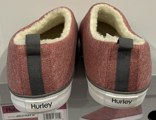 Hurley Arlo Puff Ladies' Size 11 Lined Clog Shoe Pink for sale online ...