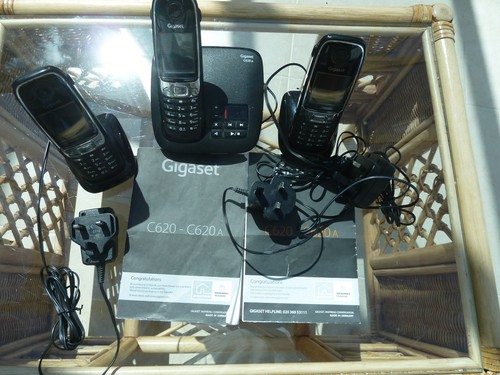 Siemens Gigaset C620A Trio - 3 Handsets & Answering Machine - requires ...
