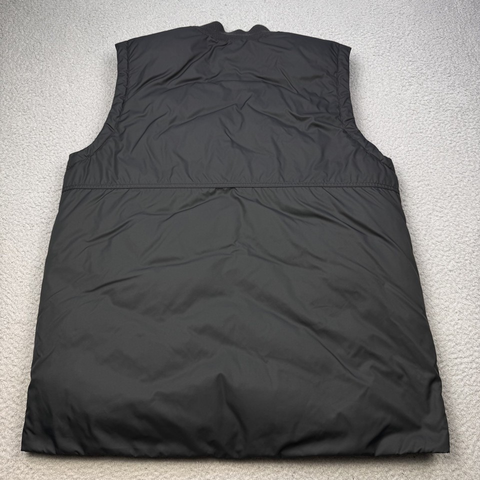 Jordan Vest Mens Large Black Puffer Down Insulated Sleeveless Jacket ...