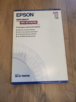Epson Photo Quality Ink Jet Paper A3/B 13x19" 100 Sheets Open Box | eBay
