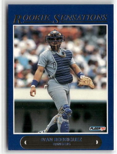1992 Fleer #12 Ivan Rodriguez Rookie Sensations ☘️012 | eBay