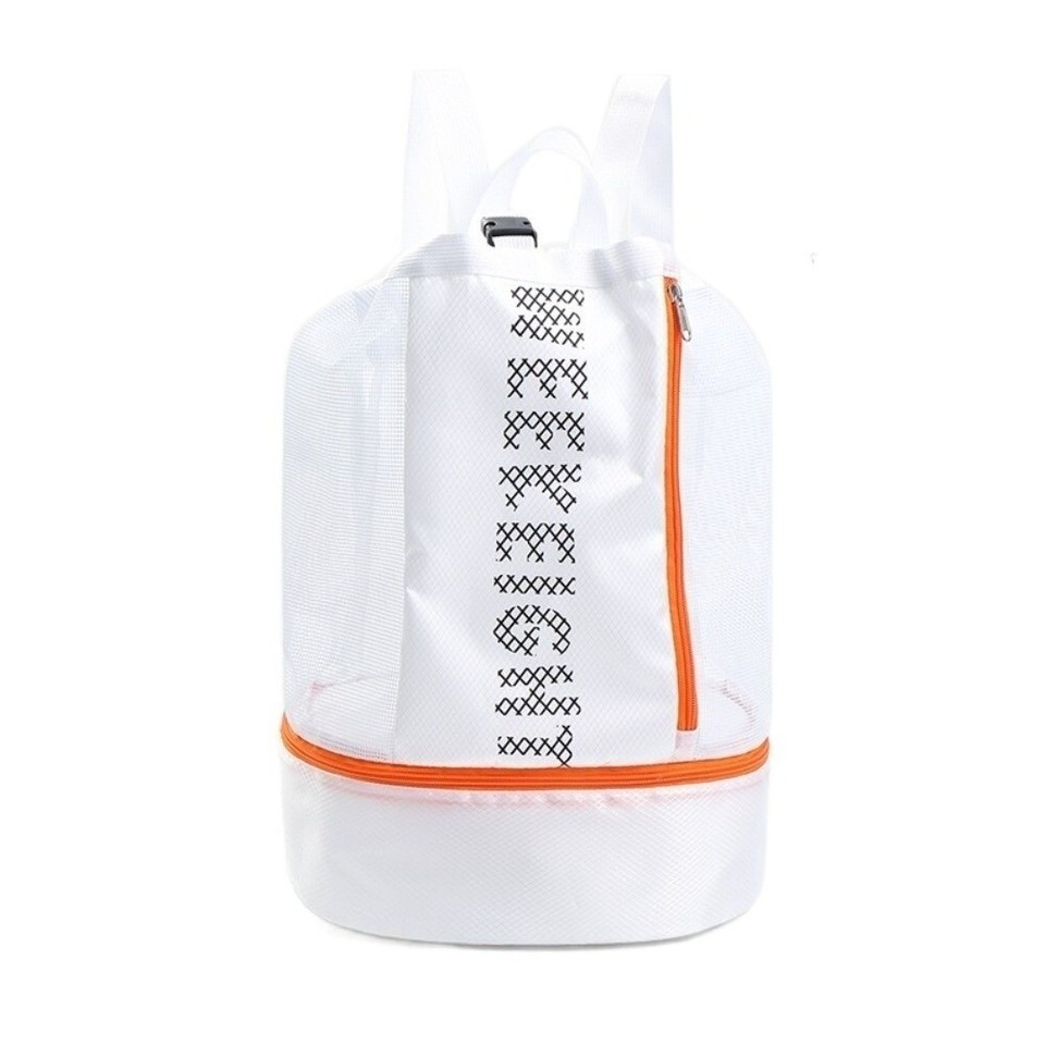 Breathable Mesh Clear Drawstring Rucksack Mesh Backpack Swimming Pool ...