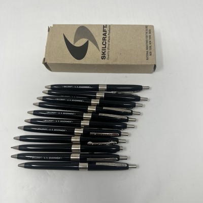 Lot of 11 US Government Vintage Ballpoint Pens Skilcraft Dried Ink | eBay