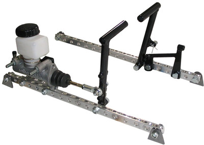 MICRO SPRINT GAS & BRAKE PEDAL ADJUSTABLE SET WITH WILWOOD CYLINDER ...