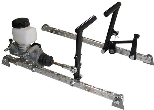 MICRO SPRINT GAS & BRAKE PEDAL ADJUSTABLE SET WITH WILWOOD CYLINDER ...