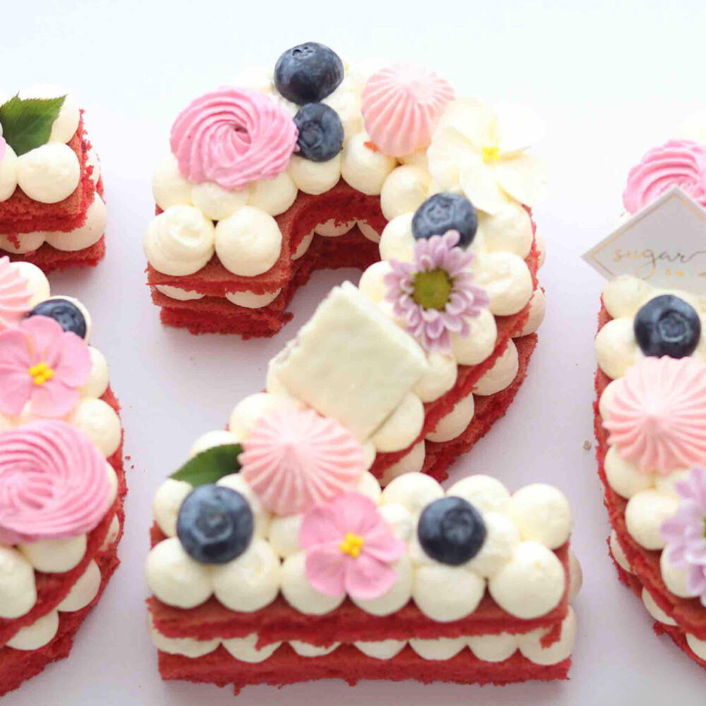 Number 2 Template For Cake