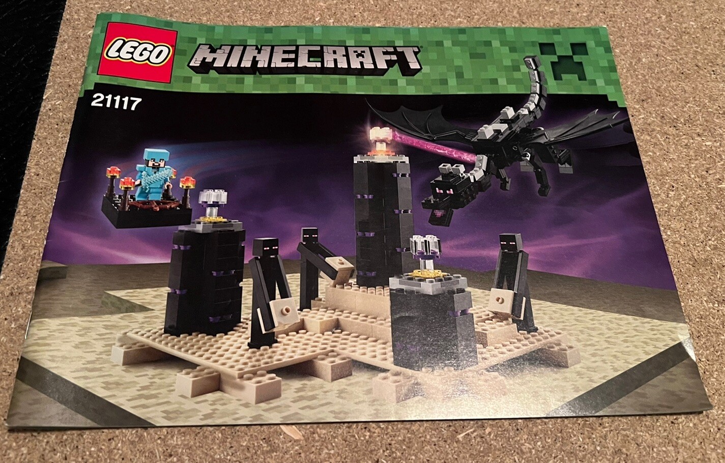 LEGO MINECRAFT 21117: The Ender Dragon Instruction Manual ONLY | eBay