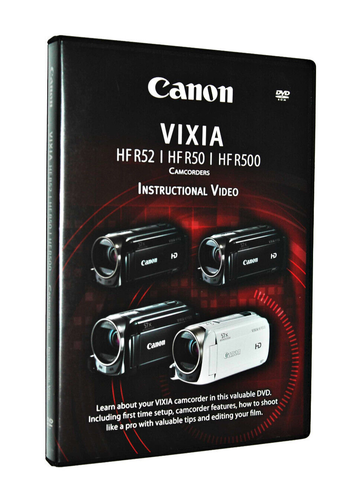 Canon Camcorders Instructional DVD 2014 Video Vixia HF R52 R50 R500 ...