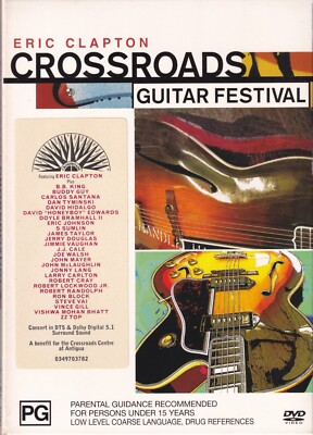 Crossroads - Eric Clapton - Guitar Festival 2004 DVD 2 Disc Set ...