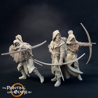Watchers of Mona’Firth Archers 28mm dnd miniature dungeon and dragons ...