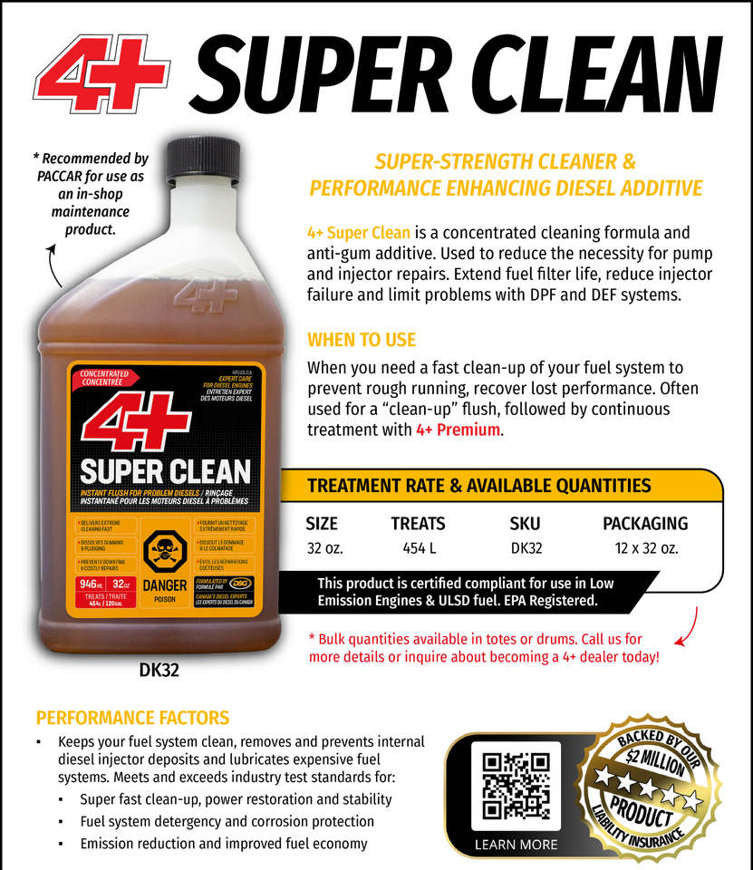 4+ Super Clean Diesel Fuel Additive | eBay