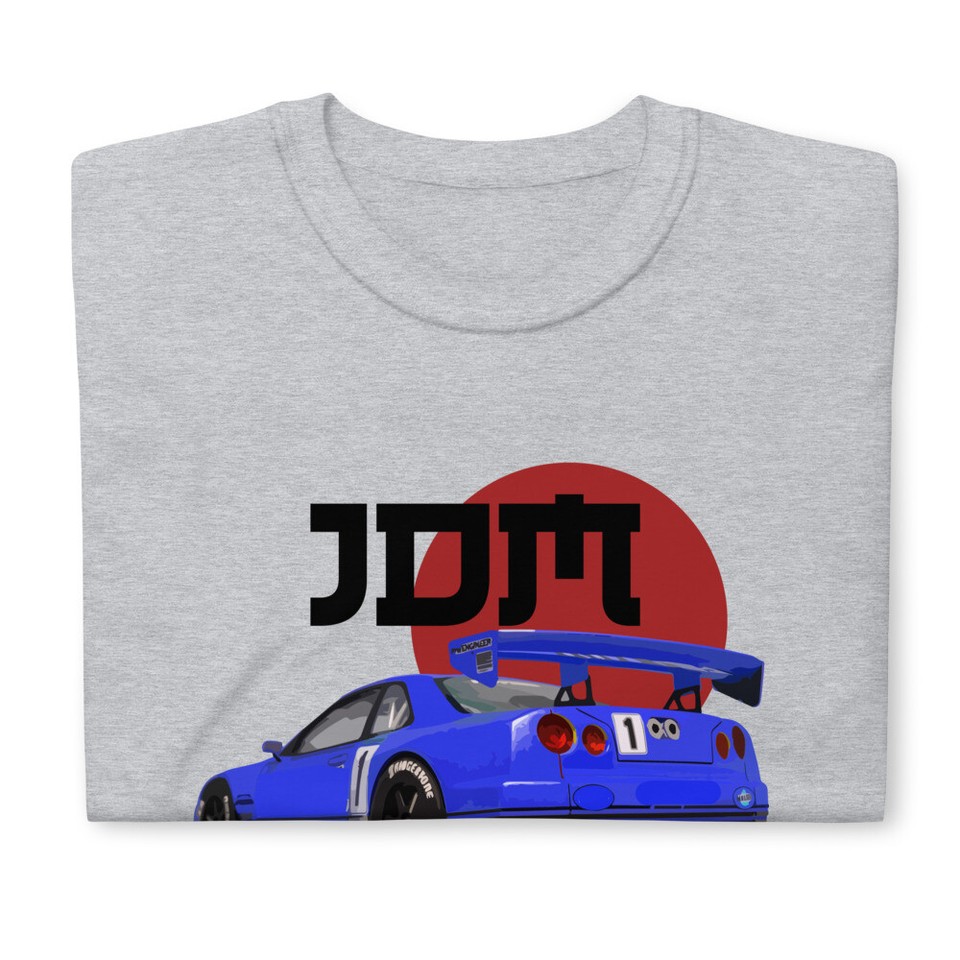 R34 Skyline GTR GT-R Race Car JDM Tuner Drift Racing Short-Sleeve T ...