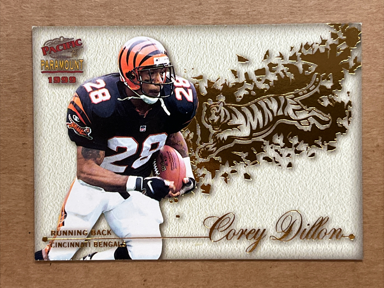 Corey Dillon 1999 Pacific Paramount Team Checklists Football Card ...