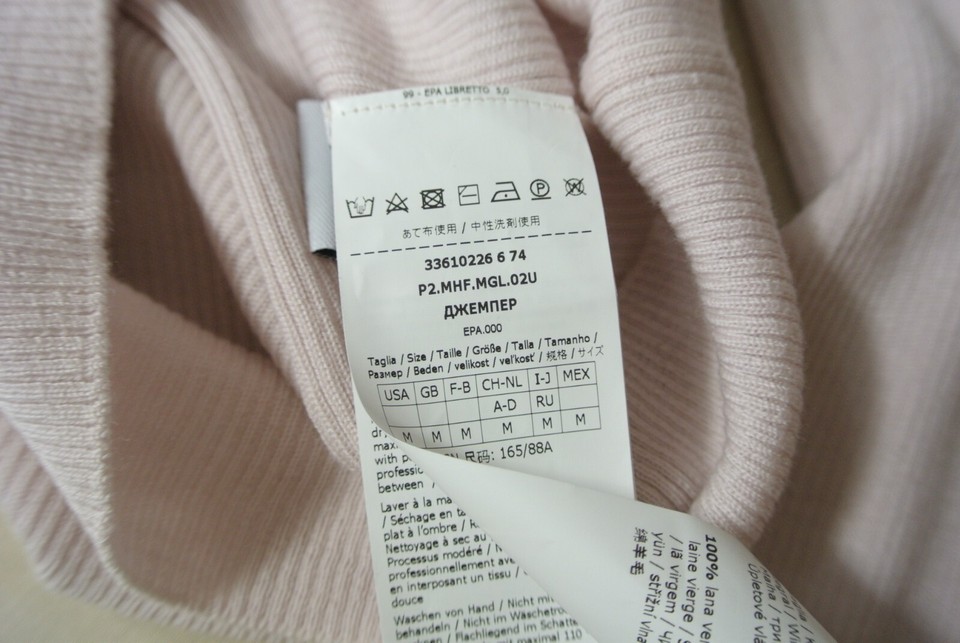 NWT Max Mara Leisure Max Mara Leisure Lorena Top in Light Pink Size M # ...
