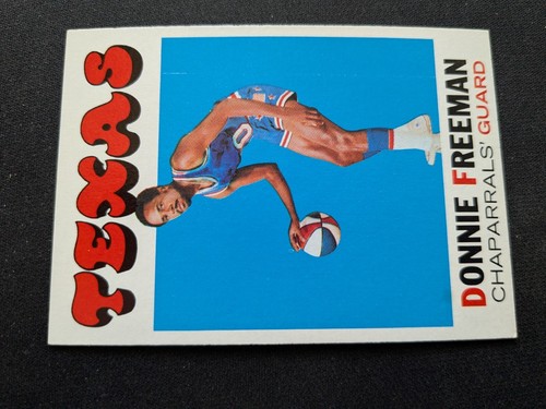1971-72 Topps Basketball Card # 220 Donnie Freeman RC - Texas Chaparrals (EX/NM) | eBay
