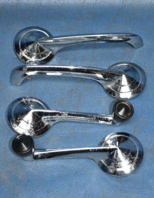 1951-1956 Ford Victoria Custom Door Handles & Window Cranks OEM | 55-57 ...