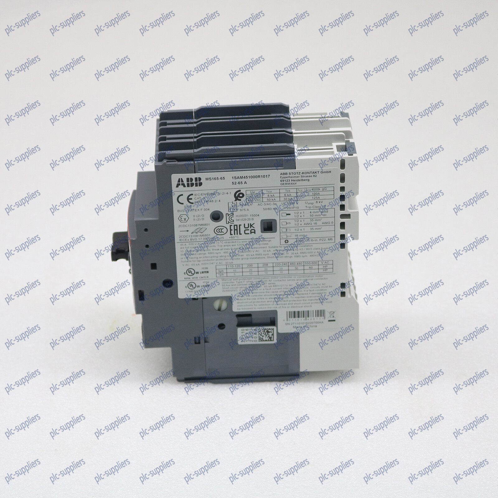 one new abb MS165-65 52-65A Motor Starter Protector Spot stock | eBay