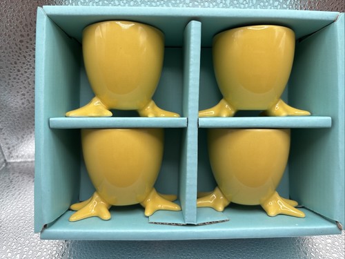 BIA Cordon Bleu Porcelain Chicken Feet Egg Cups, Set of 4, NIB | eBay