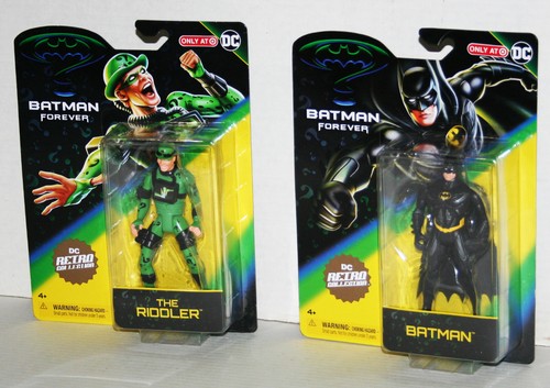 NEW DC Retro Collection Batman Forever Batman & The Riddler Figure Set ...