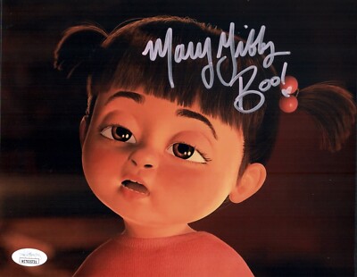 MARY GIBBS Signed Boo MONSTERS INC 8x10 Photo Disney Autograph JSA COA ...