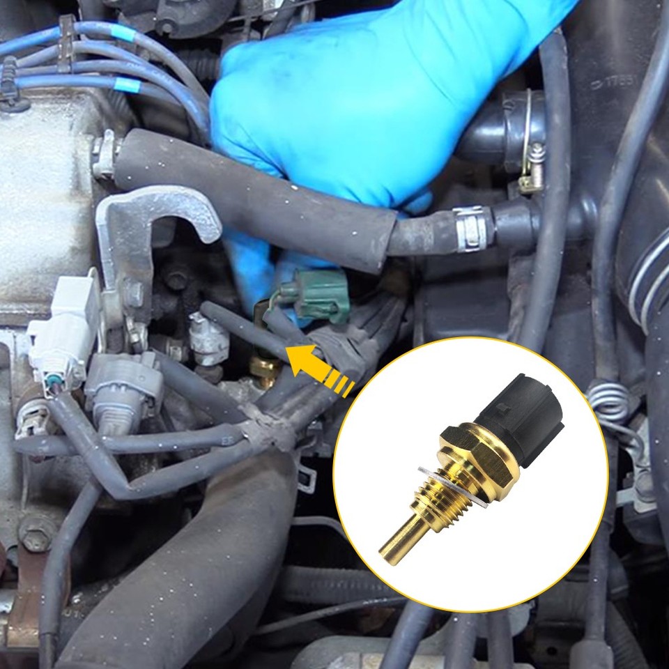 Water Coolant Temperature Sensor TW ECT Temp CEL6 For Honda Civic Acura ...