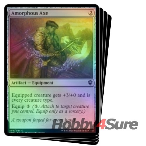 Foil Amorphous Axe X4 M/NM Magic: The Gathering MTG Commander Legends | eBay