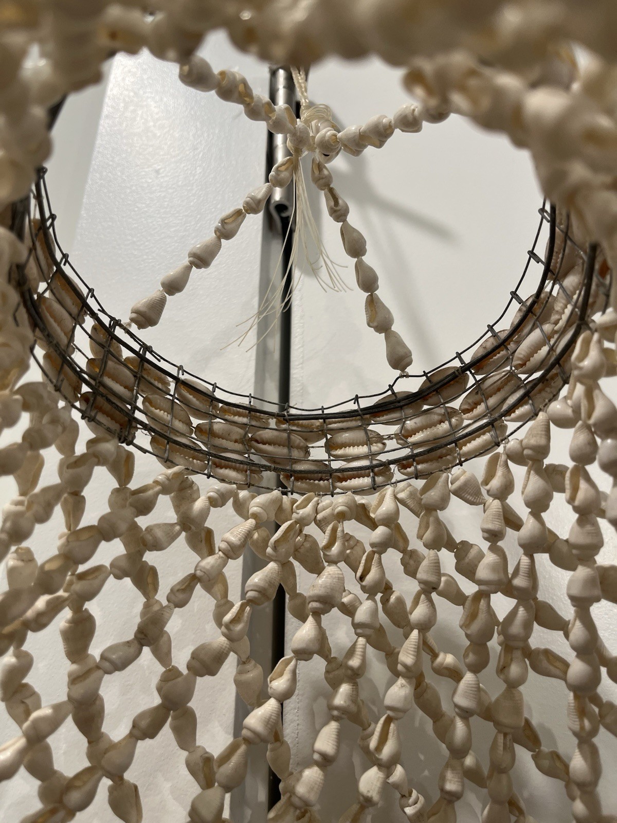 Vintage Hanging Sea Shell Cowrie Planter Boho Plant Hanger Chandelier ...