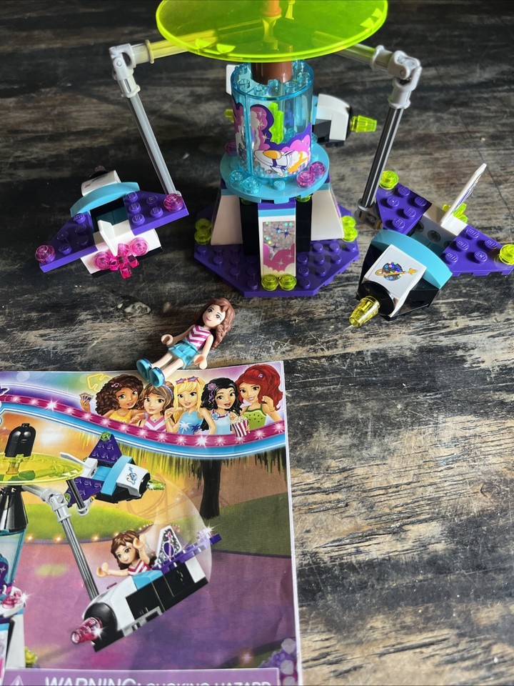 LEGO FRIENDS: Amusement Park Space Ride (41128) Olivia Complete ...