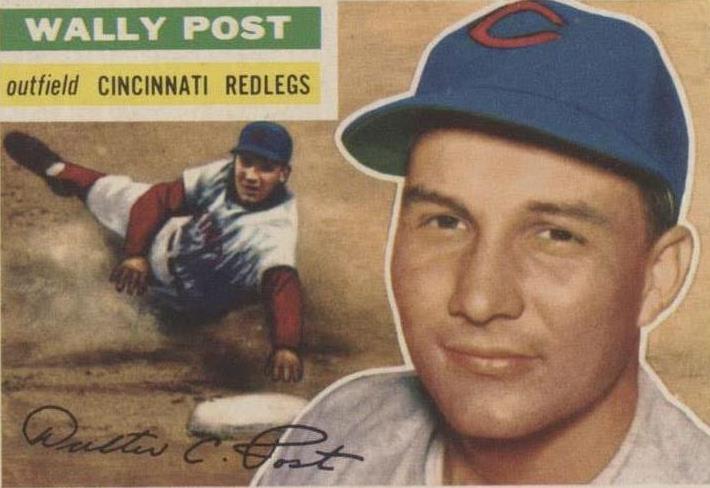 1956 Topps - Wally Post #158 Gray Back for sale online | eBay UK