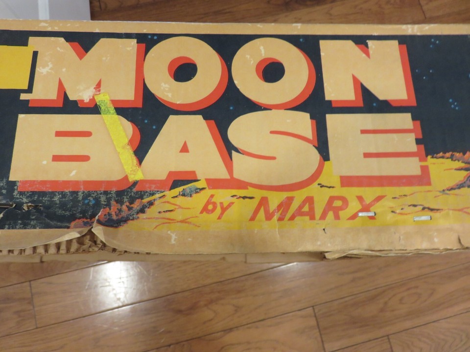 VTG Marx 1962 Operation Moon Base Play Set No. 4654 Empty Box Only READ ...