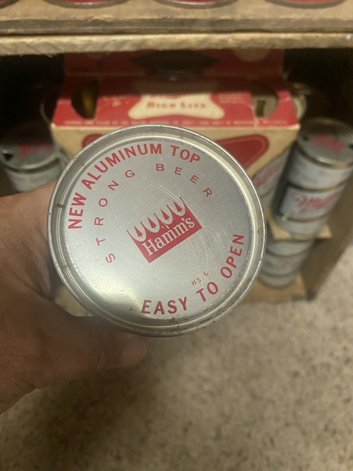 Hamms flat top beer can Hamms Brewing Co St Paul Mn Old Aluminum Top ...