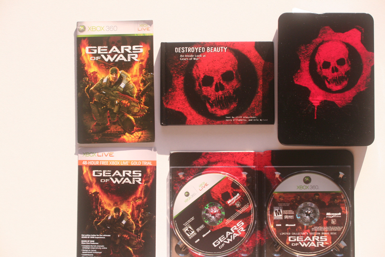 Gears of War Collectors Limited Edition Xbox 360 US NTSC Very Good and ...