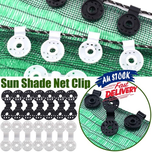 Shade Cloth Plastic Clips Round Lock Grip for Sun Shade Net Anti Bird ...