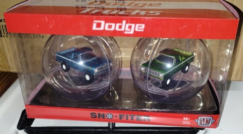 M2 Machines Christmas Ornament 2 Pack 1974 Dodge W200 Power Wagon SNO ...