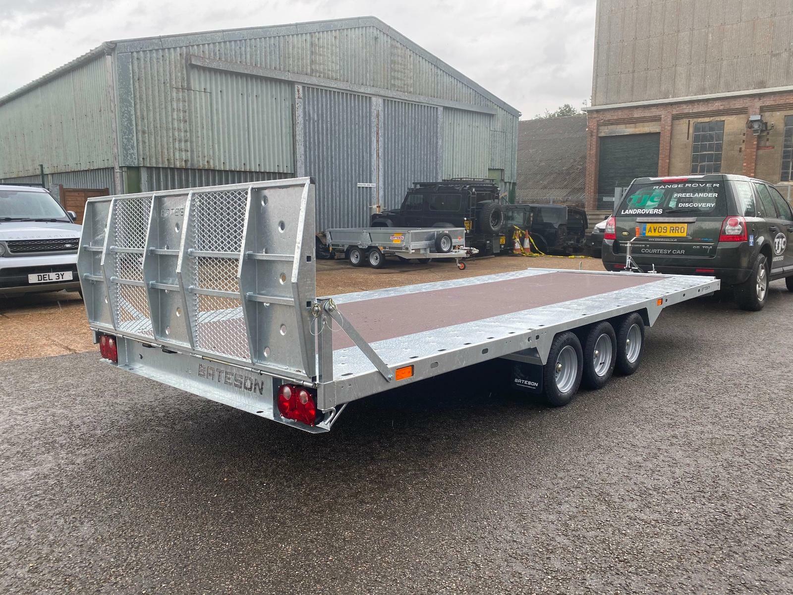BATESON PT 56 16'x7' TRI-AXLE HYDRAULIC TILT CAR RECOVERY TRANSPORTER ...