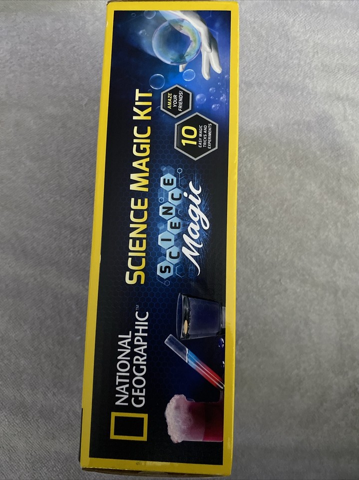 NATIONAL GEOGRAPHIC Science Magic Kit Chemistry with 10 Amazing Magic ...