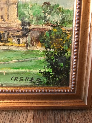Josef Tretter Original Oil On Board Painting 8" By "10 | eBay UK