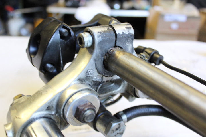 Harley 35mm front end + brake calipers + air ride 1986 FXRD FXR FXRT ...