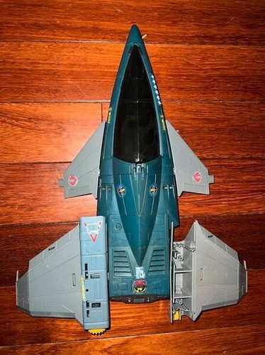 G.I. JOE COBRA Hurricane 1990 VTOL Blue Gray Jet - Incomplete - No ...