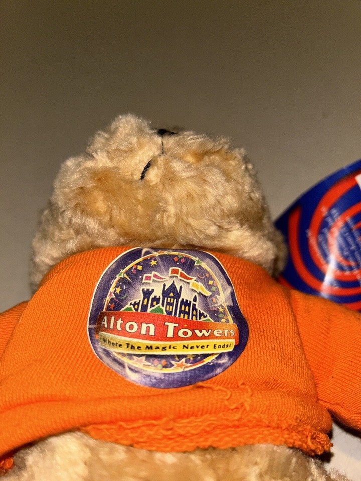 Vintage ALTON TOWERS 2000 Teddy Bear Plush,Keel Toys,simply soft Tagged ...