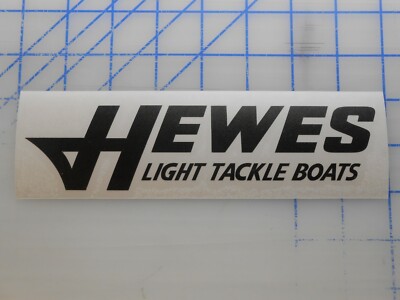 Hewes Boats Sticker 3" 5" 7.5" 11" Redfisher Bayfisher Lappy Bonefisher ...