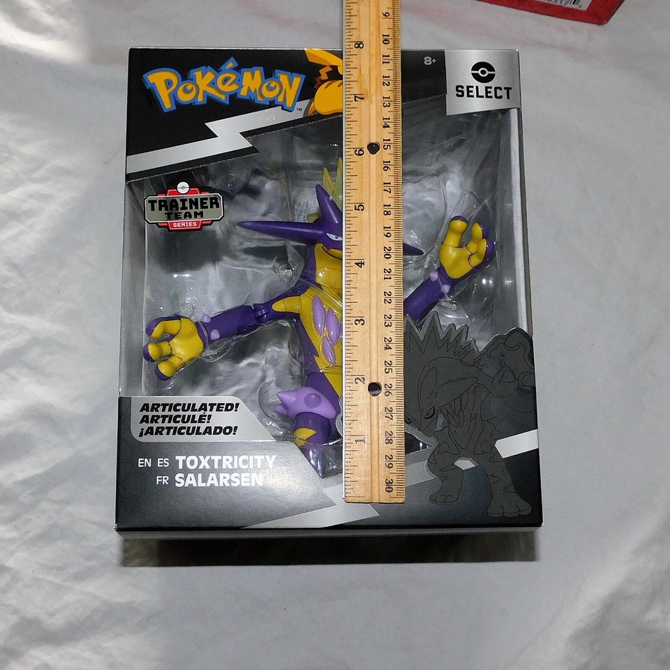 NEW Pokemon Select Trainer Team Toxtricity Purple Yellow Figure ...